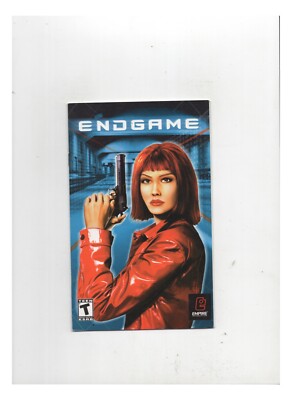 EndGame PS2 MANUAL ONLY Authentic No Tracking | eBay