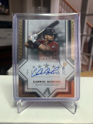 2023 TOPPS FIVE STAR GABRIEL MORENO ROOKIE ON-CARD AUTO ARIZONA ...