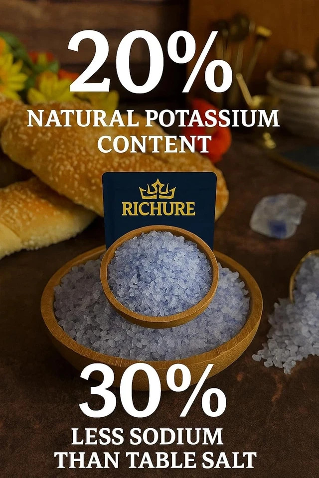 Ancient Blue Salt – Rare Mineral Treasure | High Potassium, Low Sodium ...