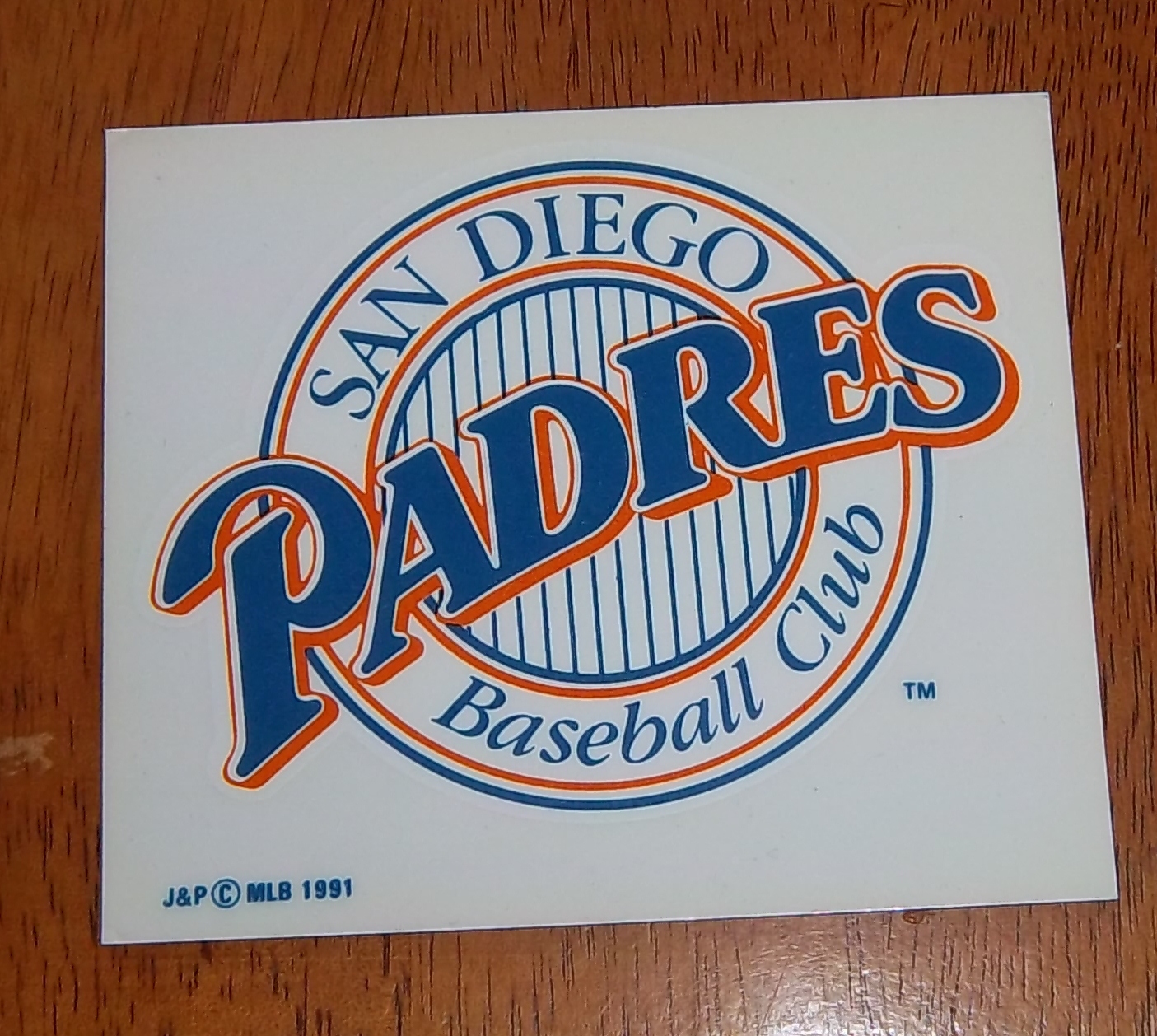 San Diego Padres Decal J&P products 1980's # 2 | eBay