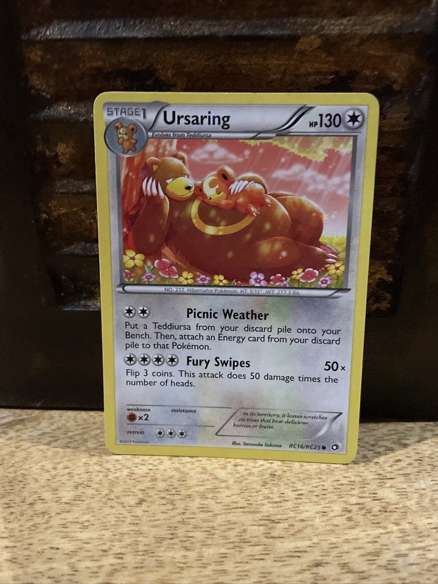 Ursaring Mega Evolution Card Ursaring Uncommon 127/203 Sword And