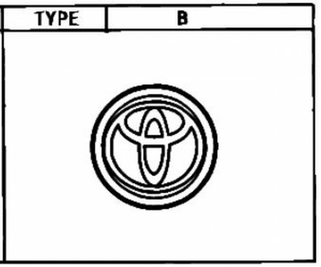 B1 Set of 2 Toyota Avalon Sienna Center Cap Silver Finish 42603-ac030 ...