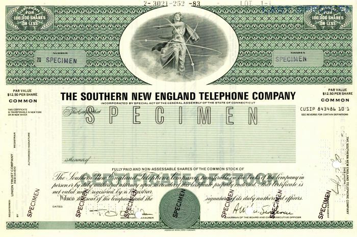 Southern New England Telephone Company Southern New England Telephone