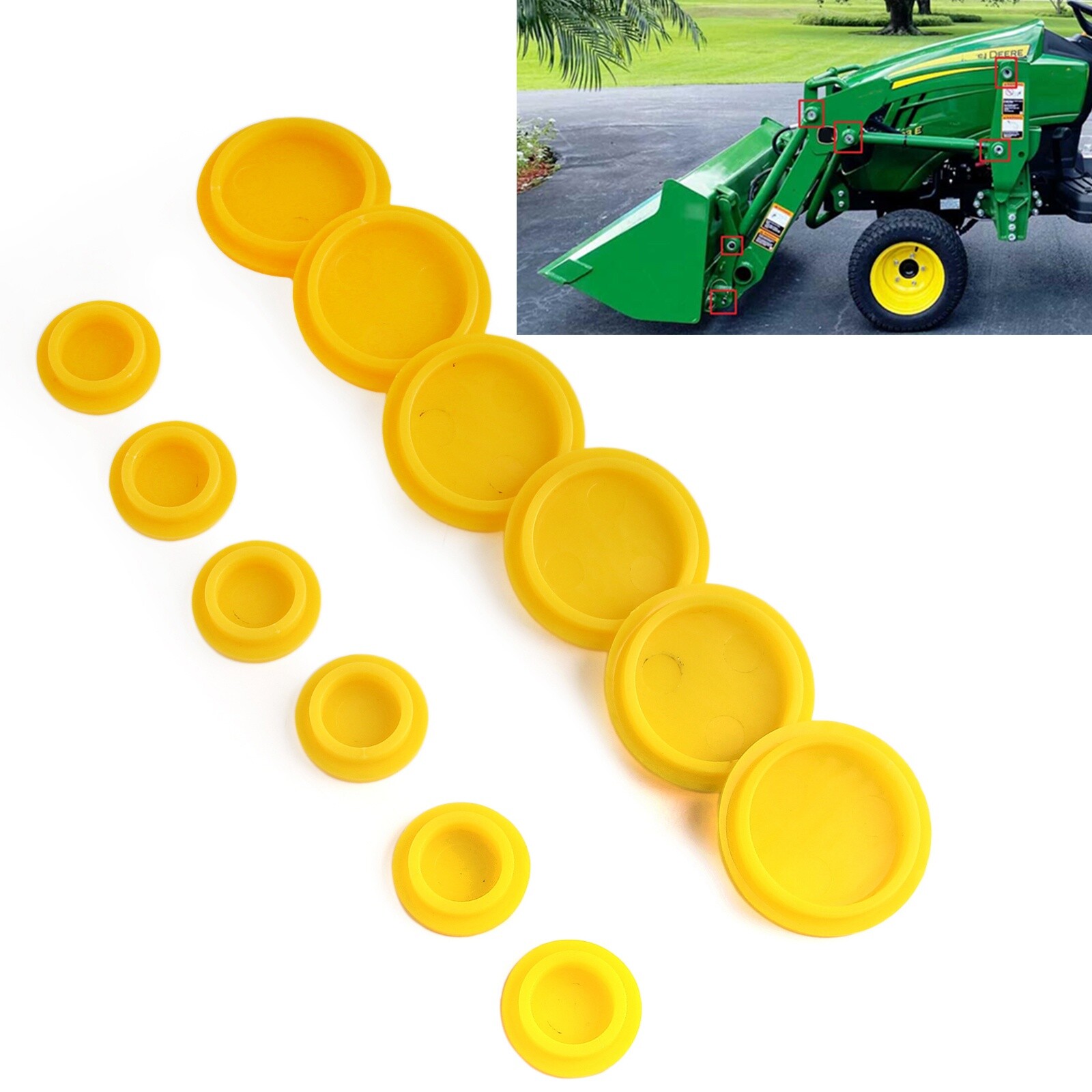Compact Tractor 120 Loader Zerk Fit Grease Caps For John Deere 1023E ...