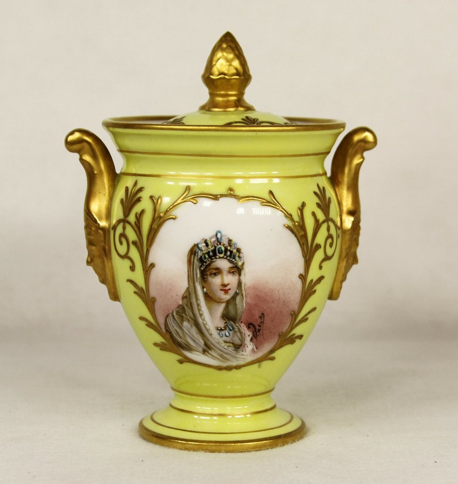 Antique Porcelain Napoleon & Josephine Tea set C1810 | eBay