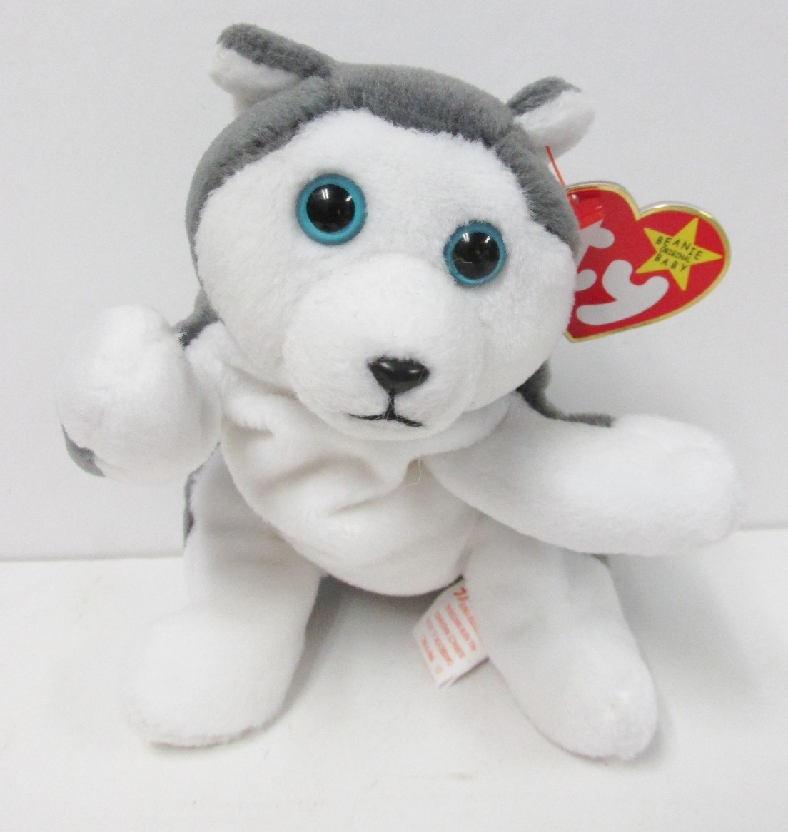 Ty Beanie Baby Nanook, Husky (Dog), 5th/6th tags PRISTINE NEW, MINT w ...