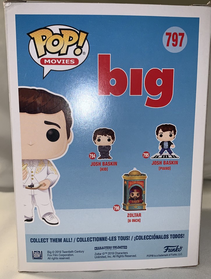Big #797 - Josh Baskin (Tuxedo) - Funko Pop! From Tom Hanks Part In ...