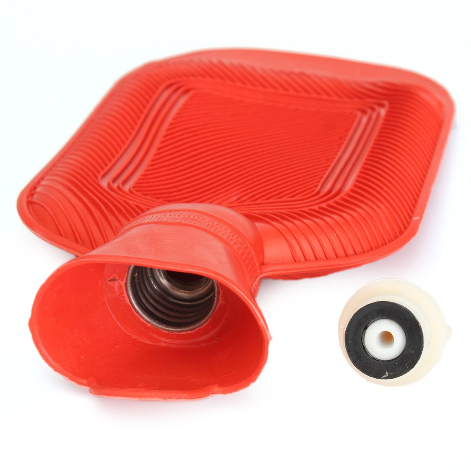 Rubber HOT WATER BOTTLE Bag WARM Relaxing Heat / Cold Therapy 670 ML ...