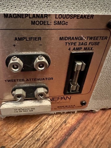 Magnepan Magneplanar speakers model SMGc | eBay