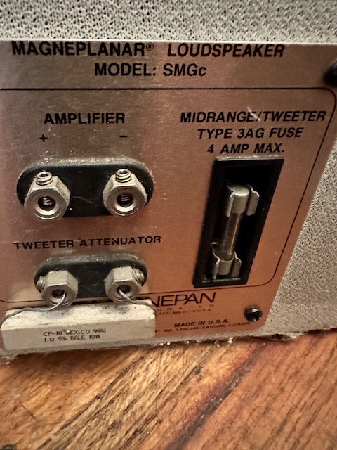 Magnepan Magneplanar speakers model SMGc | eBay