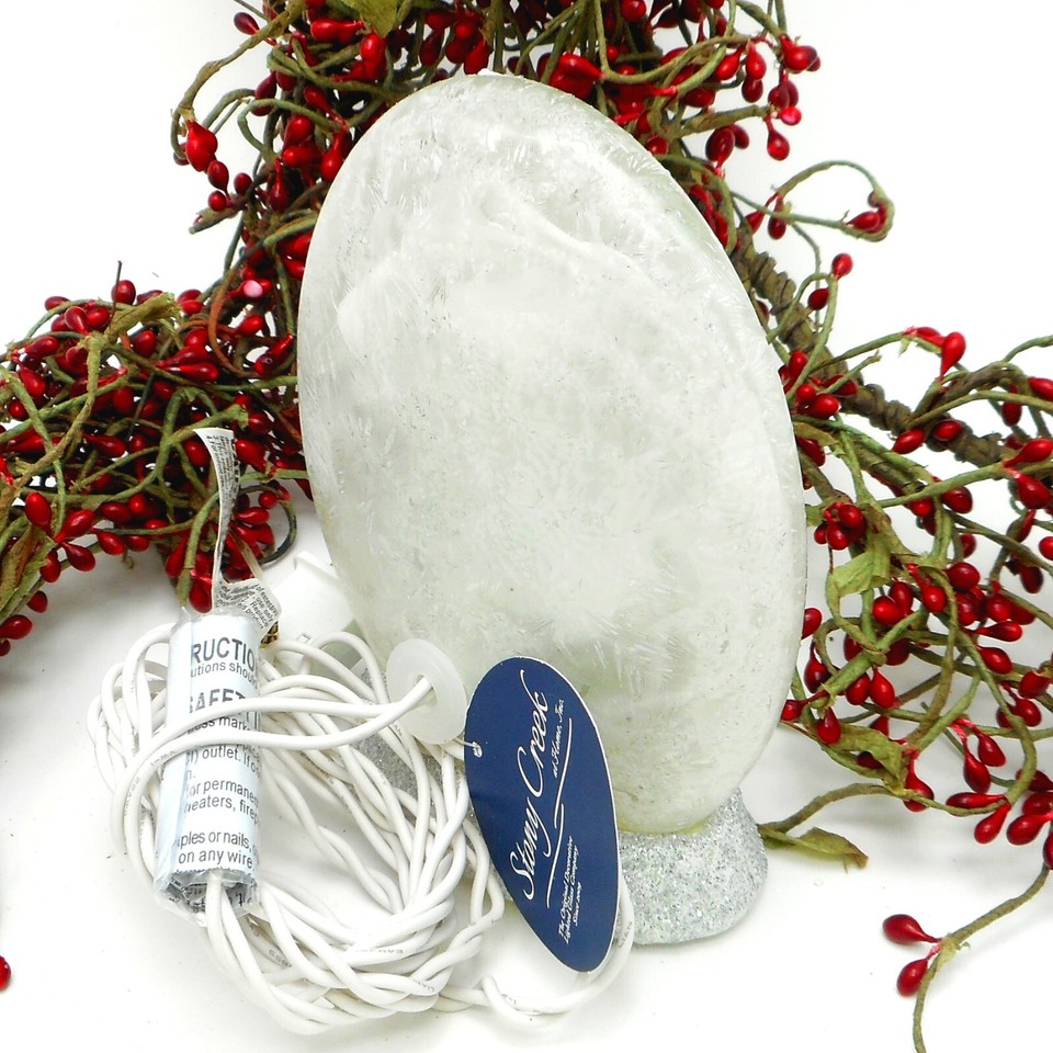Stony Creek Decorative Glass Light Snowman Deer Holly Lantern 5" Saucer ...