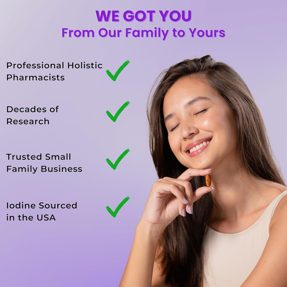 Lugol'S Iodine Tablets 12.5Mg X 90 Ct - Reddish Brown Stable Iodine ...