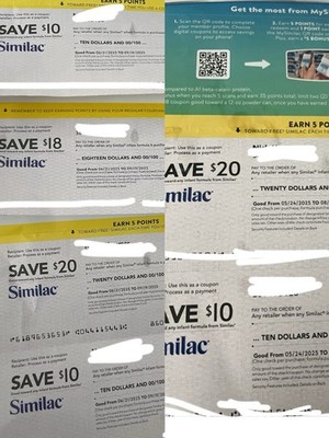 $88 Value Similac Formula Coupons Check EXP 9/19/2025 And 8/22/2025 | eBay