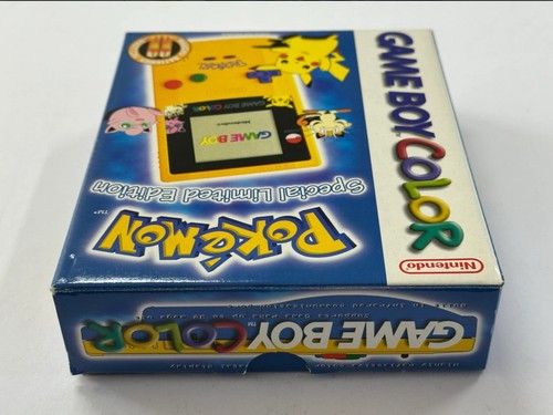 LIMITED SPECIAL EDITION POKEMON PIKACHU NINTENDO GAMEBOY COLOR CONSOLE ...