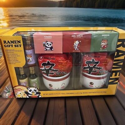 2 Box Nongshim Shin Ramen Gift Set Noodle Soup Packets Sauces ...