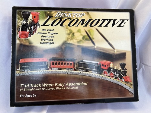 Feldstein Vintage Desktop Locomotive Train Set with 7 Foot Track ...
