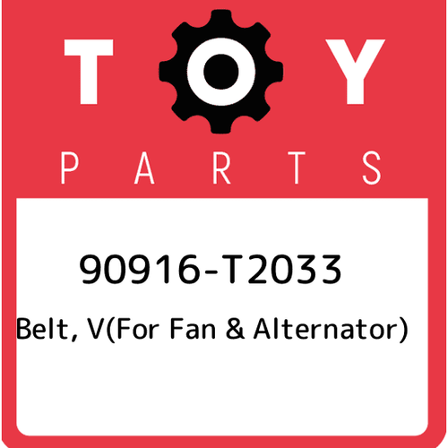 90916-T2033 Toyota Belt, v(for fan & alternator) 90916T2033, New ...