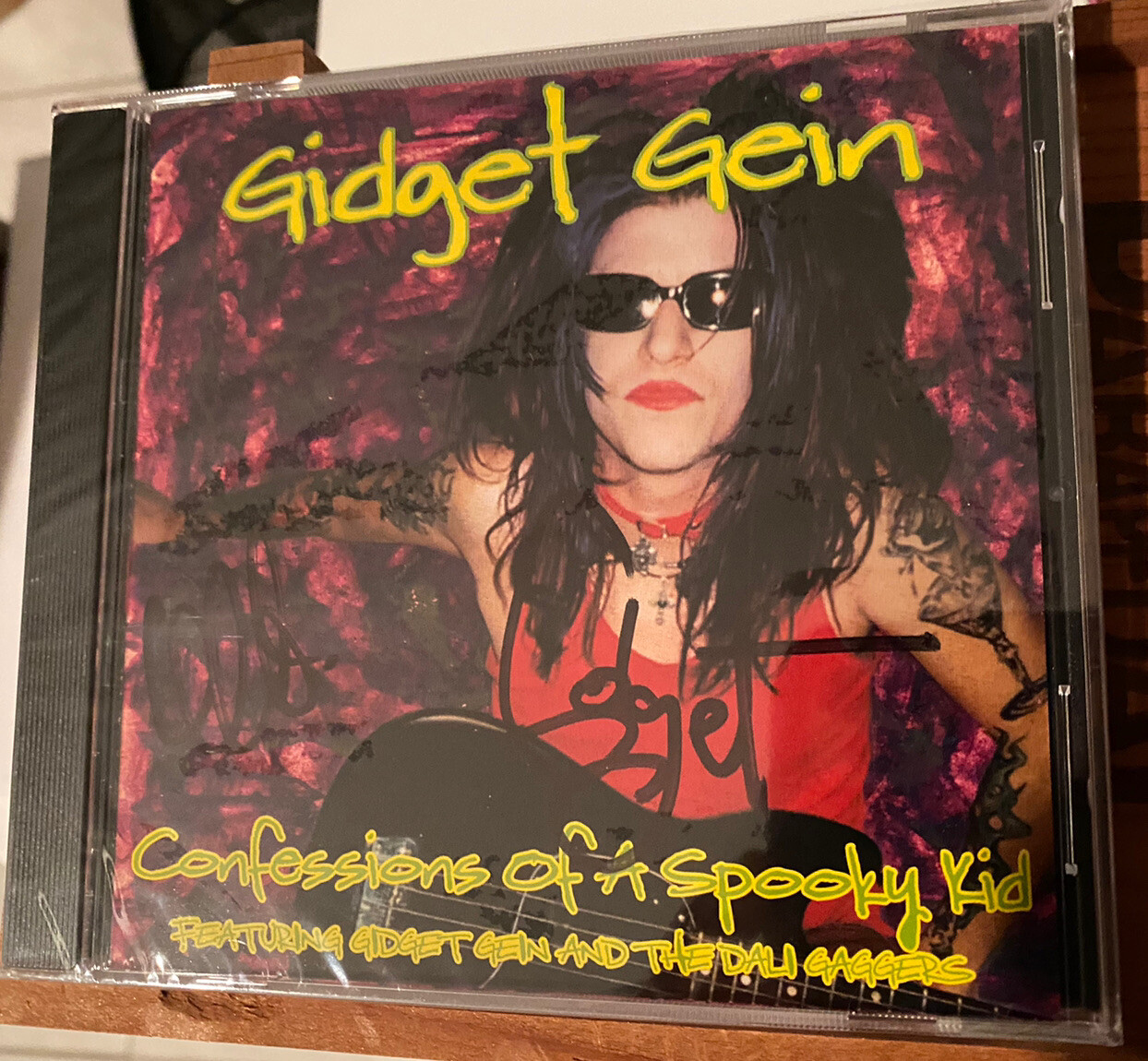 RARE Hand Signed Promo CD Gidget Gein Confessions of a Spooky Kid for ...