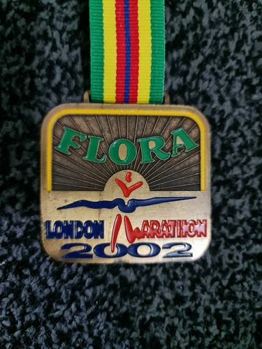 Flora london marathon 2002 finishers medal | eBay UK