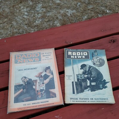 VINTAGE RADIO NEWS MAGAZINES LOT OF 2 . 1923, 1942 | eBay
