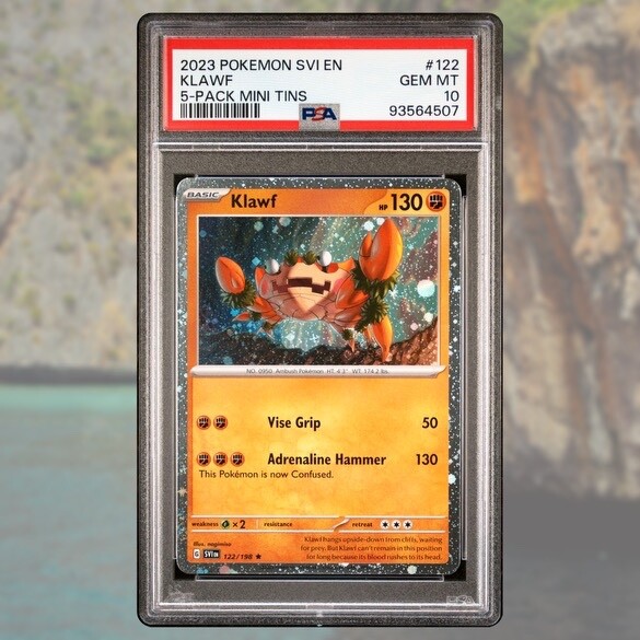 Klawf - PSA 10 Scarlet Violet Base Set 122 Cosmos Holo Costco Promo ...