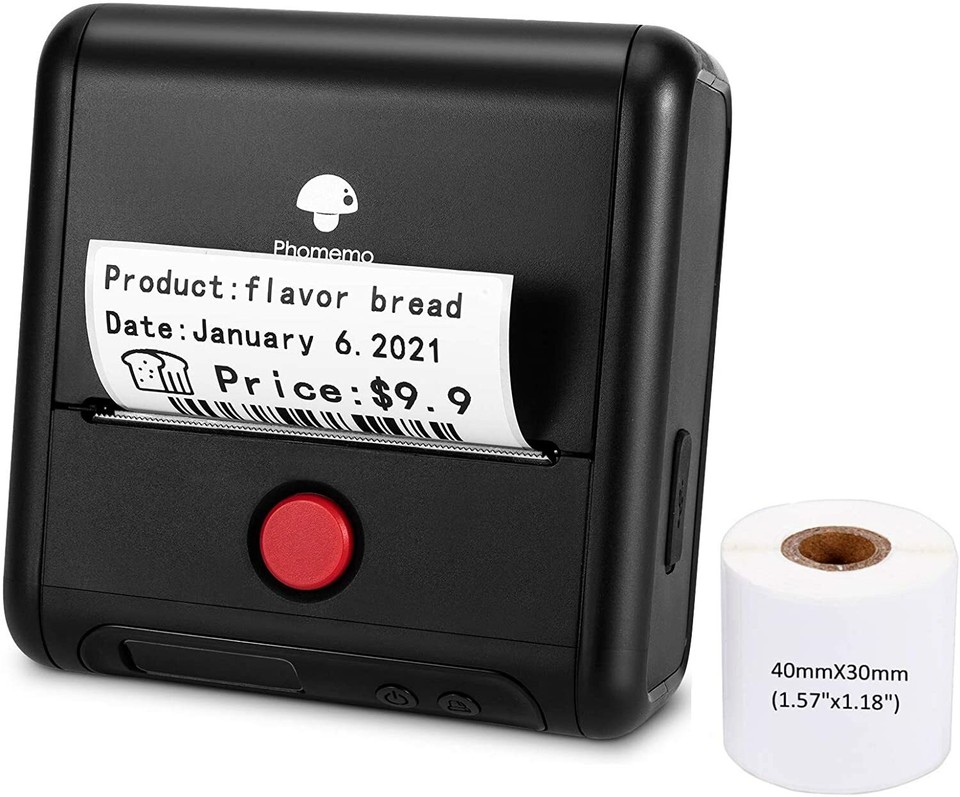 Phomemo M200 Mini Thermal Label Maker Bluetooth Wireless Inkless ...