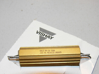 0.5 Ohm 50 Watt 1% Load Resistor VISHAY / DALE RH-50 5 Pieces Set | eBay