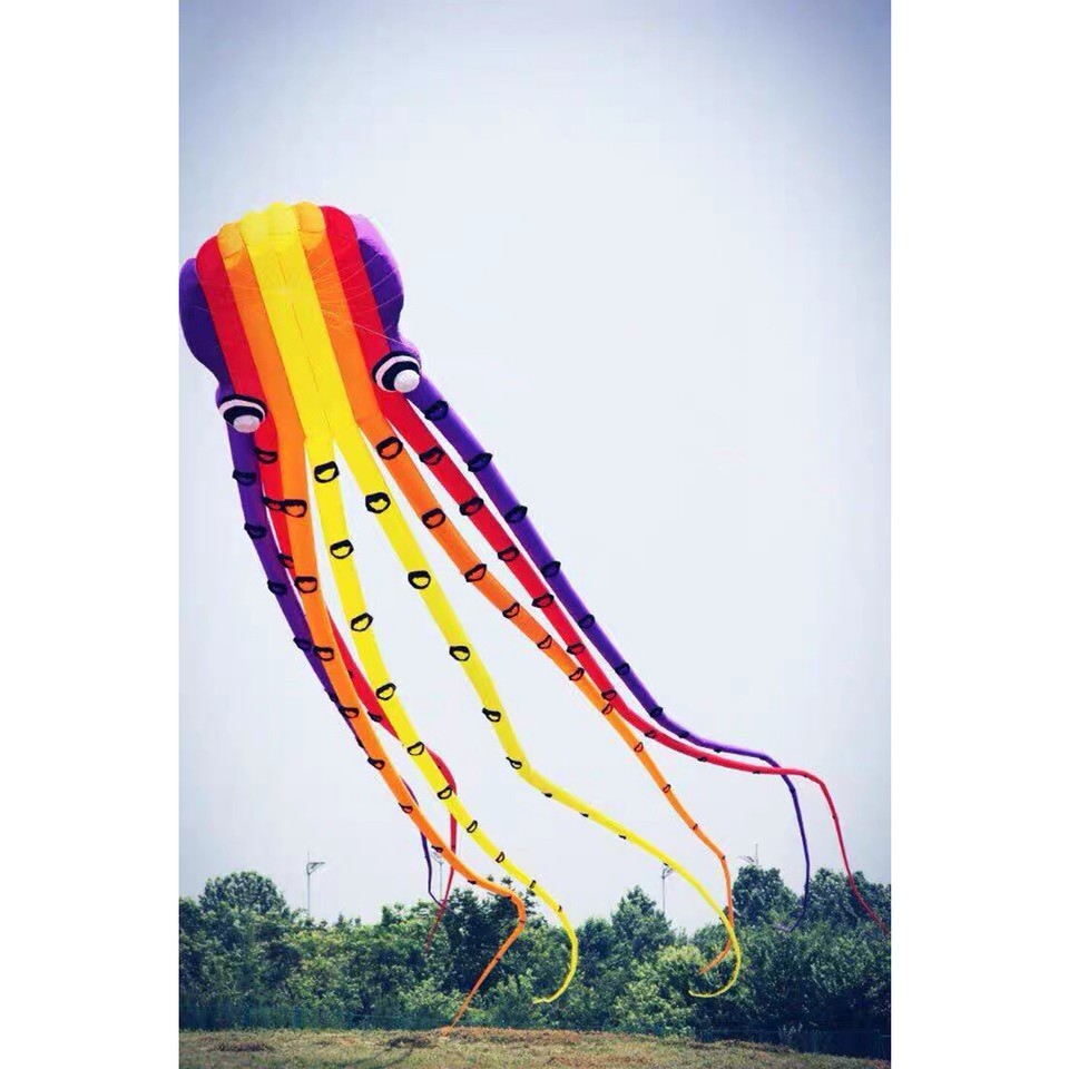 15m Large Octopus Kite Huge Single Line Soft Inflatable Kite Polyester ...