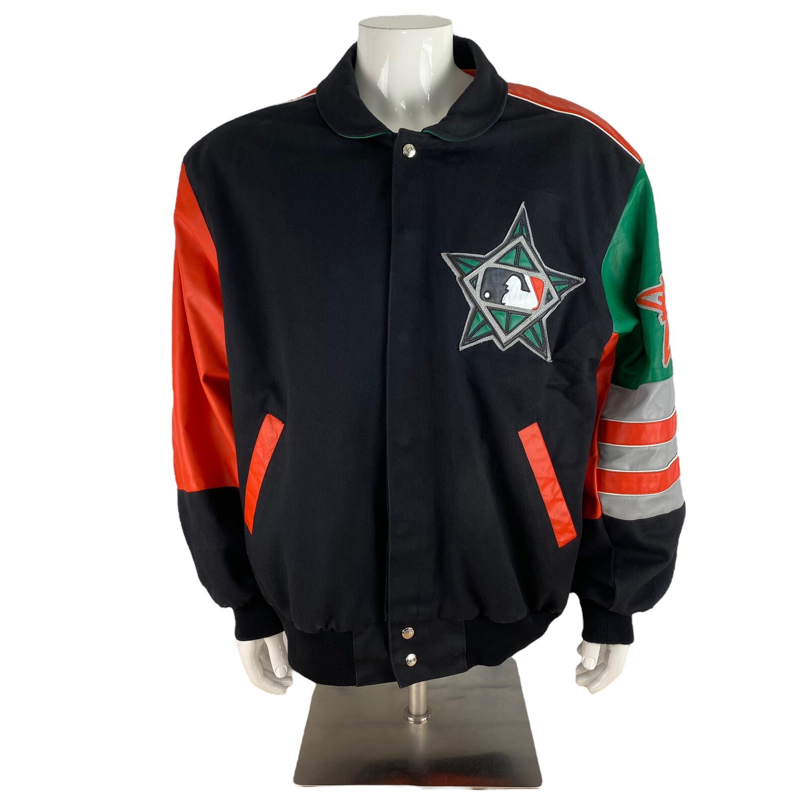 Vintage Jeff Hamilton Bomber Jacket Varsity Men's XL … - Gem