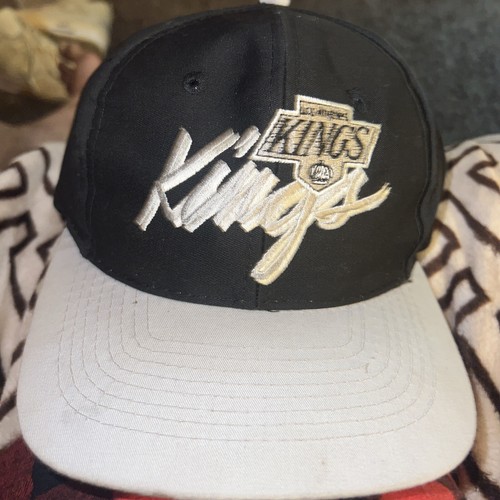 Vintage LOS ANGELES KINGS Snapback Hat THE GAME 1992 NHL 75th ...