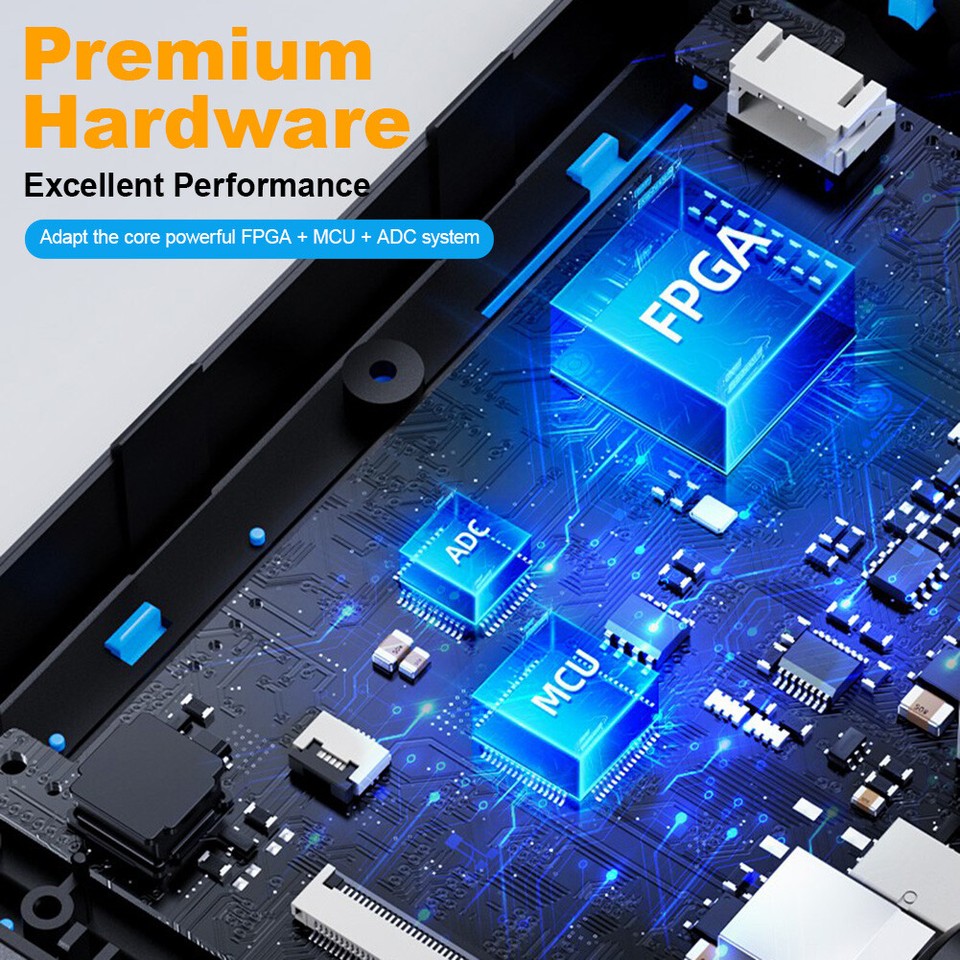 4.3" Digital Touch Screen Oscilloscope 250Ms/S Sampling Rate 50MHz Dual ...
