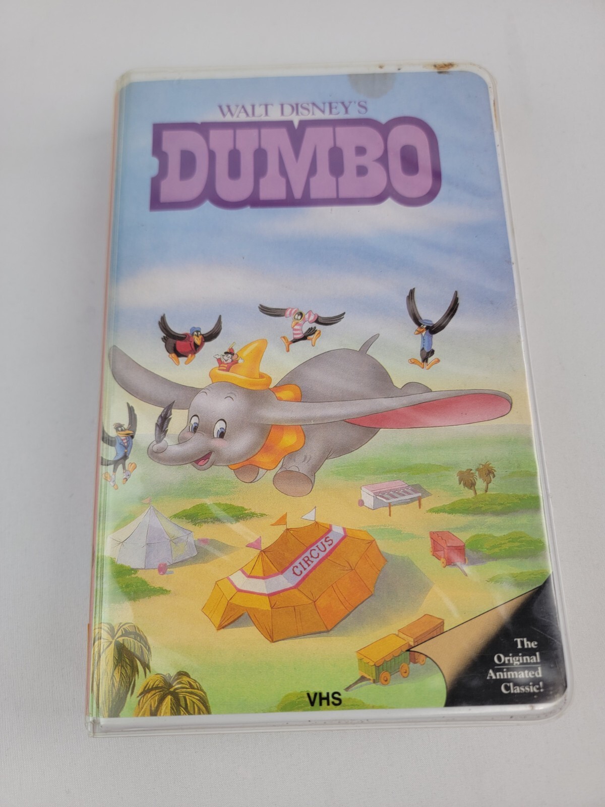 Walt Disney's Dumbo VHS Black Diamond Red Signature Pink Rare Label ...