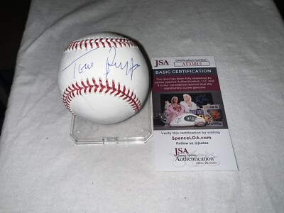 Tom Ricketts Signed Official Major League Baseball Chicago Cubs Owner ...