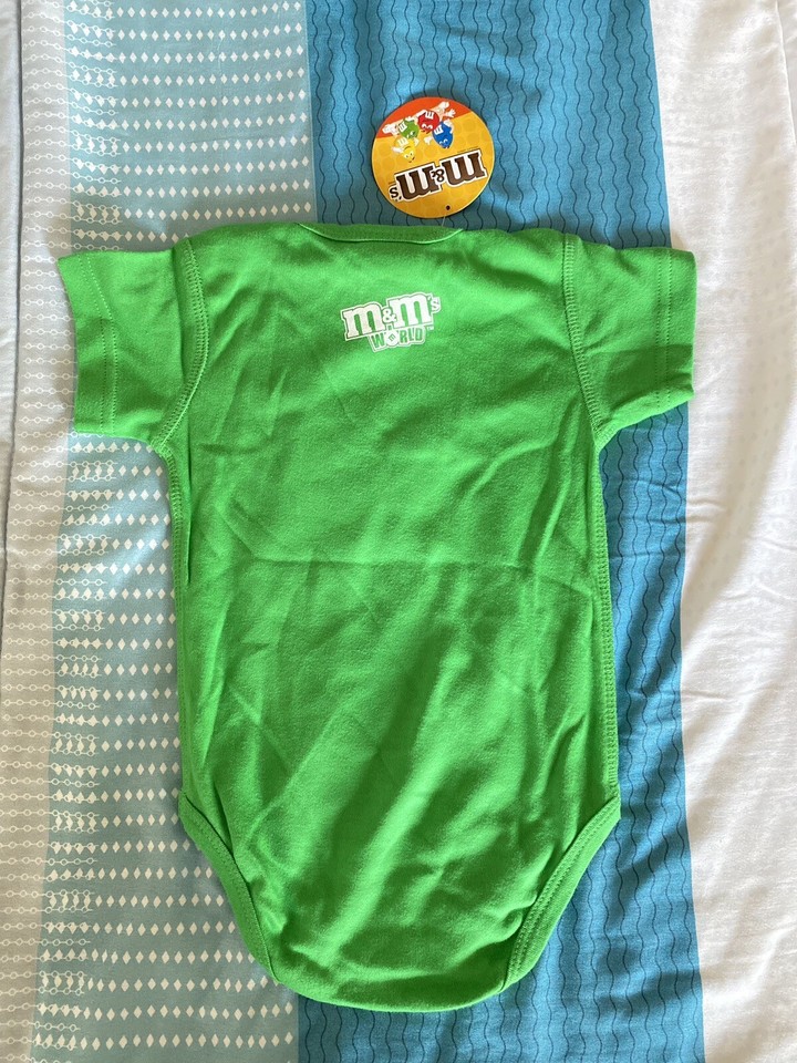 M&M Green Body Suit - Size 24 mos | eBay