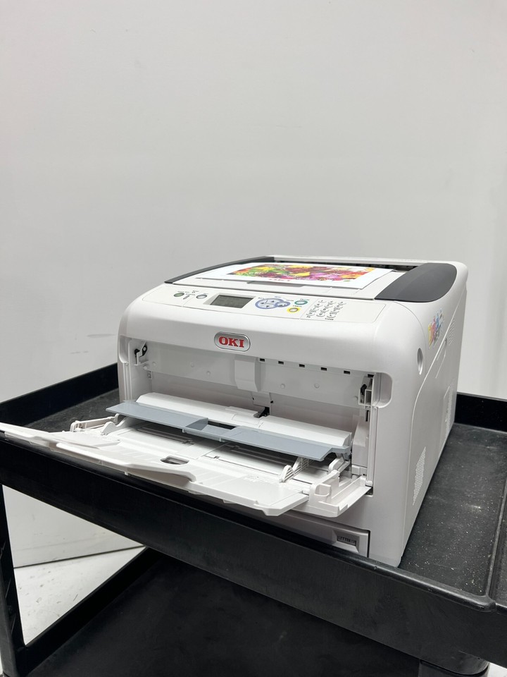 NEW OKI PRO8432WT White toner printer with RIP Software and license key/dongle | eBay