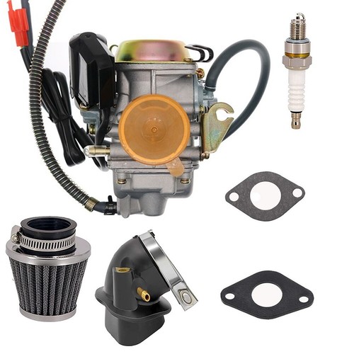 50CC Carburetor 4 Stroke GY6 High Performance 139QMB Moped PD18J Carb ...