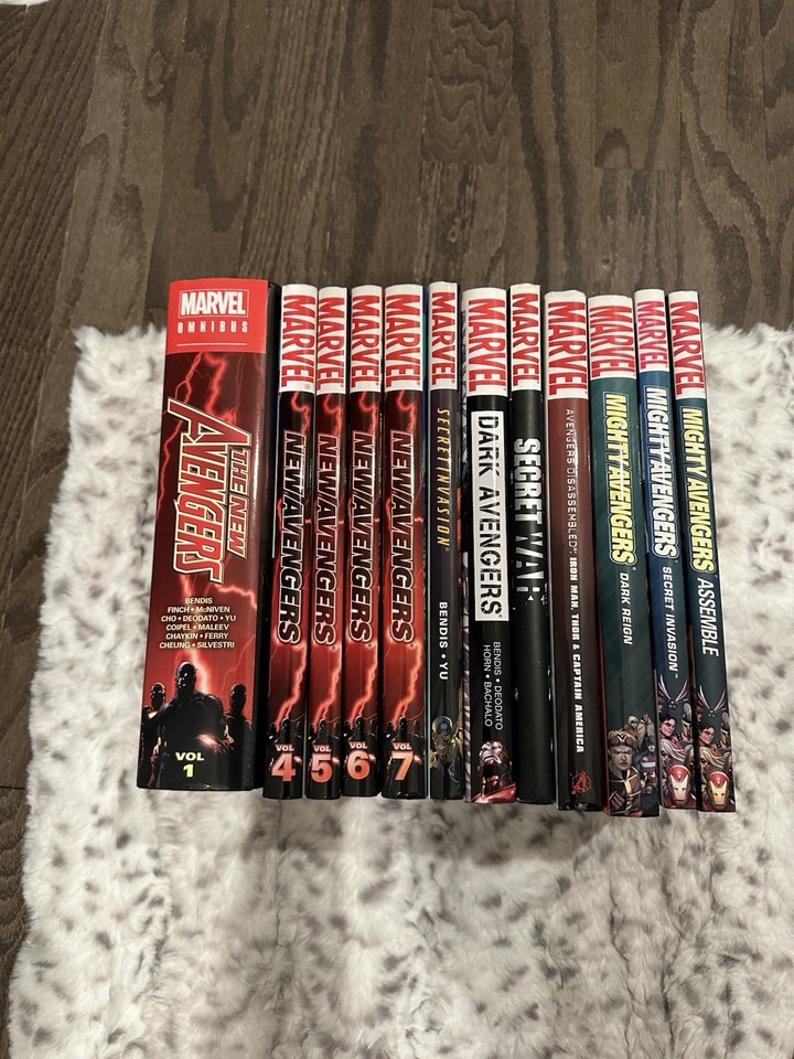 New Avengers Omnibus 4-7 + Dark + Mighty + Secret Invasion + War Marvel ...