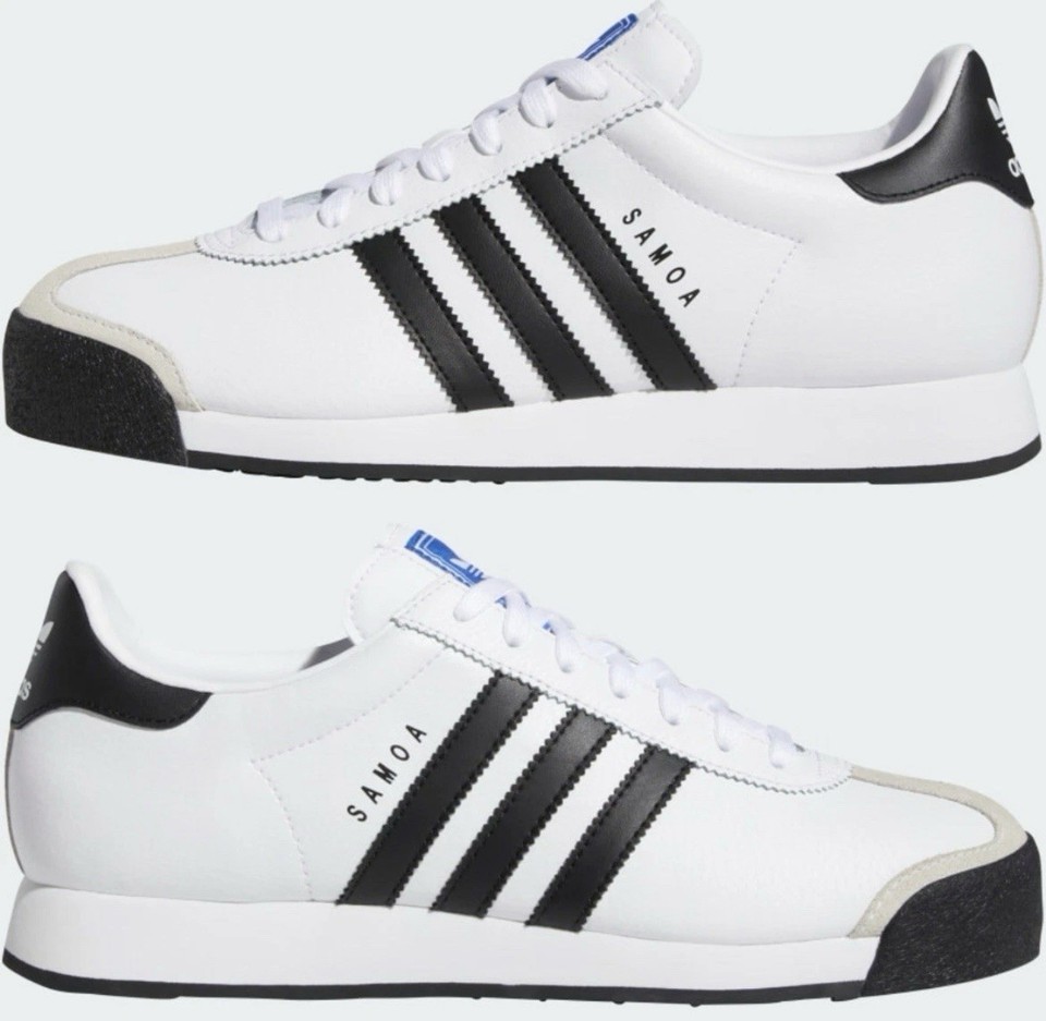 Adidas Originals Samoa White Black Athletic Shoes Sneakers 675033 Men’s ...