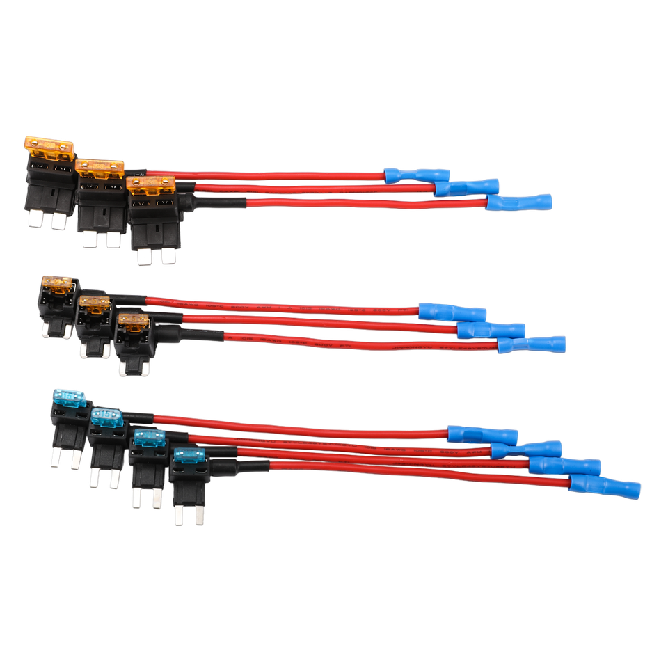 10pcs 12V Car Add-a-Circuit Fuse Adapter w/ Standard Mini TAP Blade ...