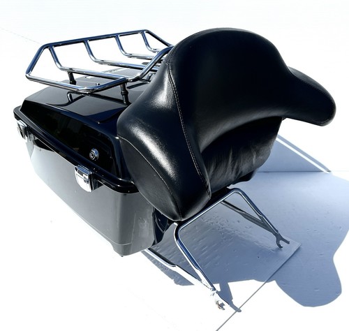 OEM Harley Davidson Road King Vivid Black 2008 Tour Pak Touring Pack ...