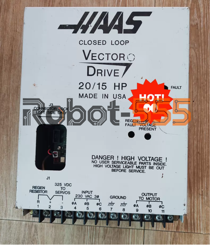 HAAS 93-69-1000 Vector Drive 20/15 HP 93-32-5559E Test well FAST ...