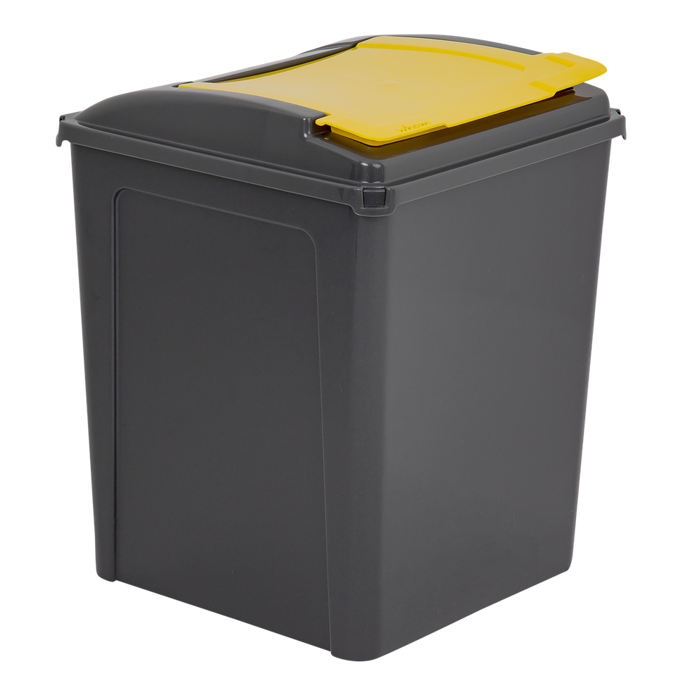 8L/25L/50L/80L Plastic Dustbin Kitchen Garden Bin Waste Storage Rubbish ...