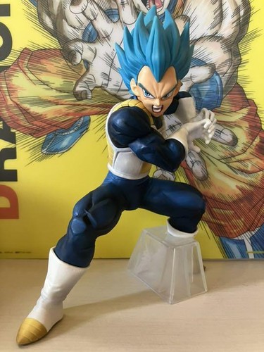 Dragon Ball Z Super Saiyan God Evolution Vegeta Blue Figure Toriyama ...