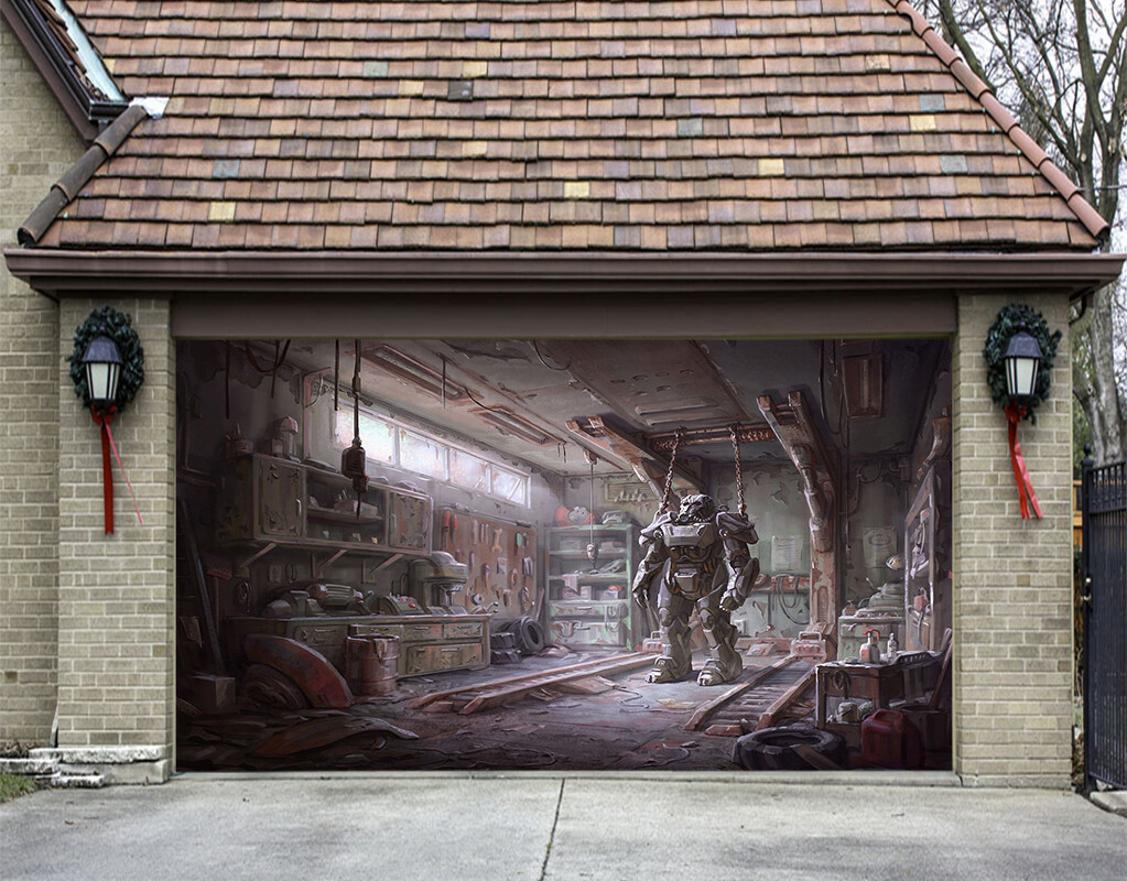 Garage Door Murals Garage Door Murals: 62 Stunning Examples To