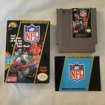 NFL Football NES Nintendo Complete In Box CIB - Tested, Works! | eBay