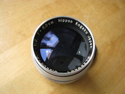 Nippon Kogaku Nikon 85mm 8.5cm Nikkor-P.C f/2 Lens Leica M39 L39 LTM ...