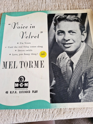 Mel Tormé - "Voice In Velvet" (7", EP) | eBay UK