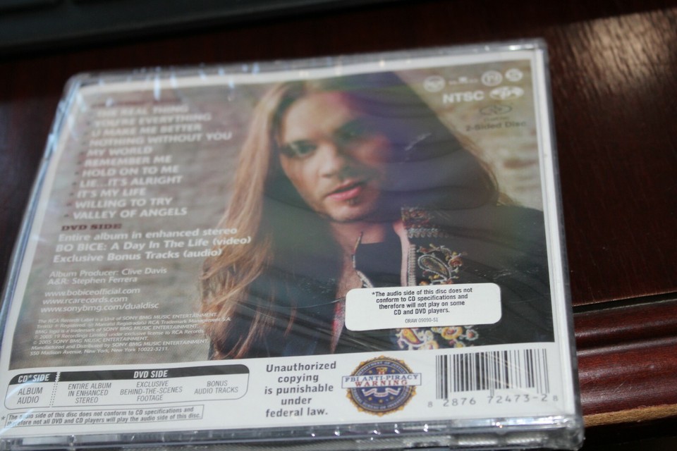 Bo Bice - The Real Thing [Dual Disc] (CD, 2005, RCA/19 Records) NEW ...