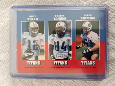 🏆 2000 Upper Deck Vintage Previews /1500 BILLY VOLEK BASHIR YAMINI ...