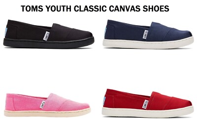 TOMS YOUTH CLASSIC CANVAS SHOES - [Multiple Colors / Sizes] | eBay